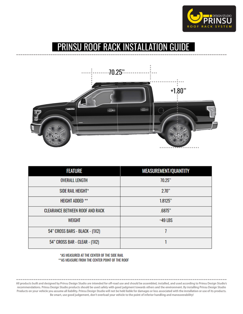 Ford Raptor F150 Prinsu Roof Rack | CBI Offroad Fab