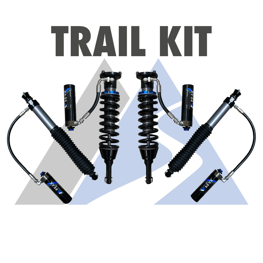 CBI Offroad Fab - Peak Suspension 2.5" Trail Kit | Toyota 4Runner / GX ...