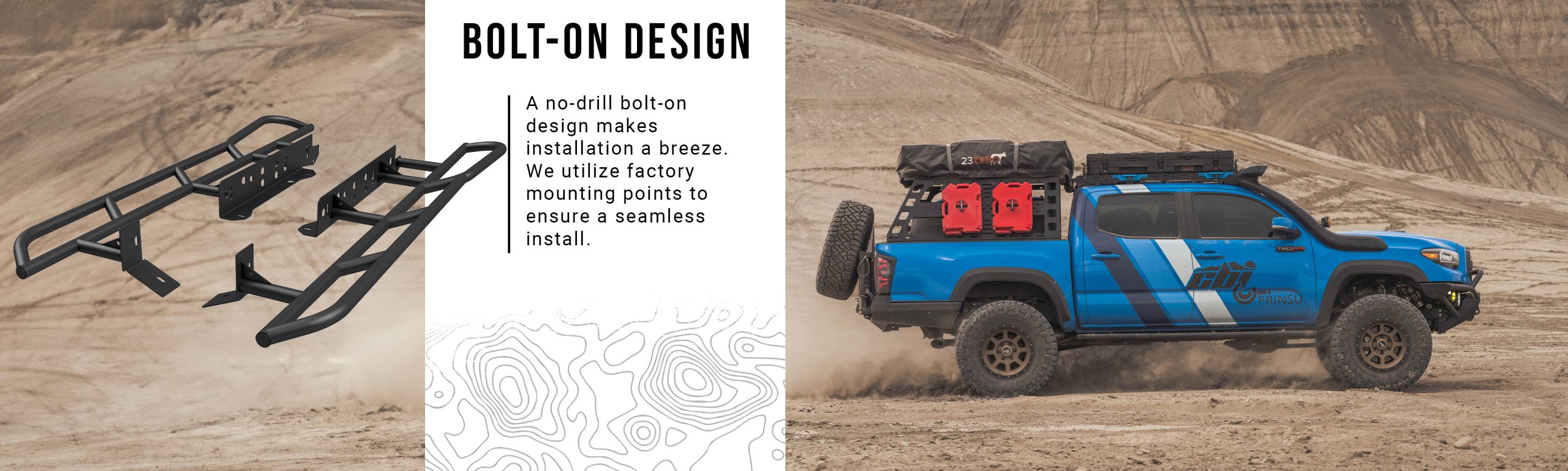 2nd Gen Chevy Colorado Rock Sliders | CBI Offroad Fab