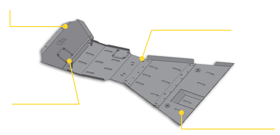 Skid Plates for 5th Gen 4Runner Models | CBI Offroad Fab