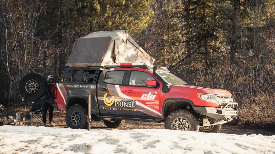 Chevy Colorado Sheet Metal Style Bed Rack | CBI Offroad