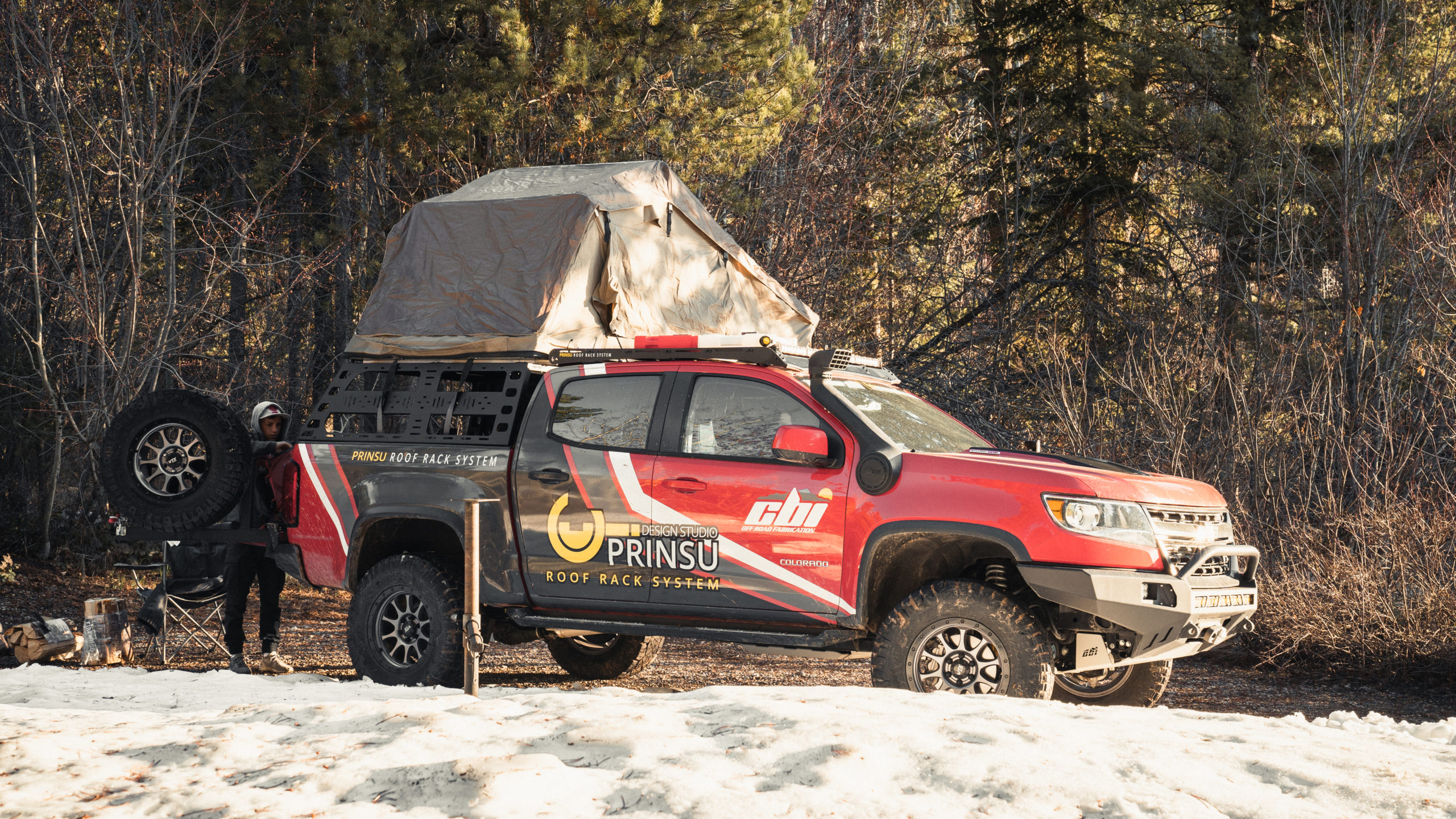 Chevy Colorado Sheet Metal Style Bed Rack | CBI Offroad