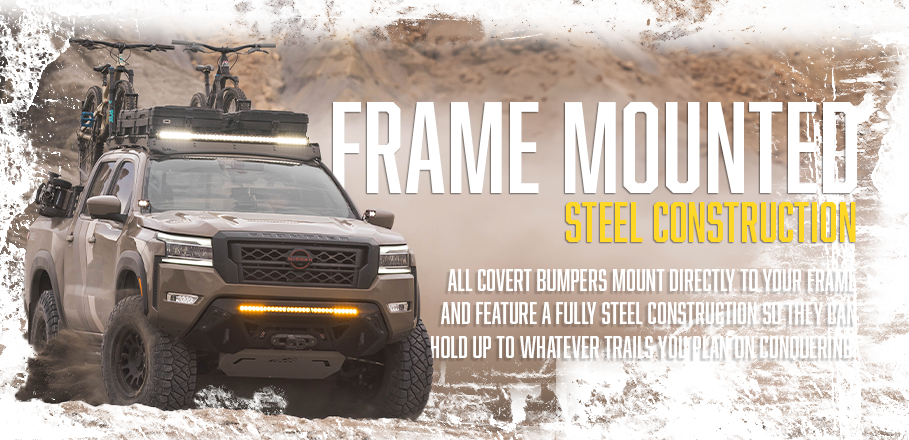 Nissan Frontier Covert Front Bumper Fab | CBI Offroad Fab