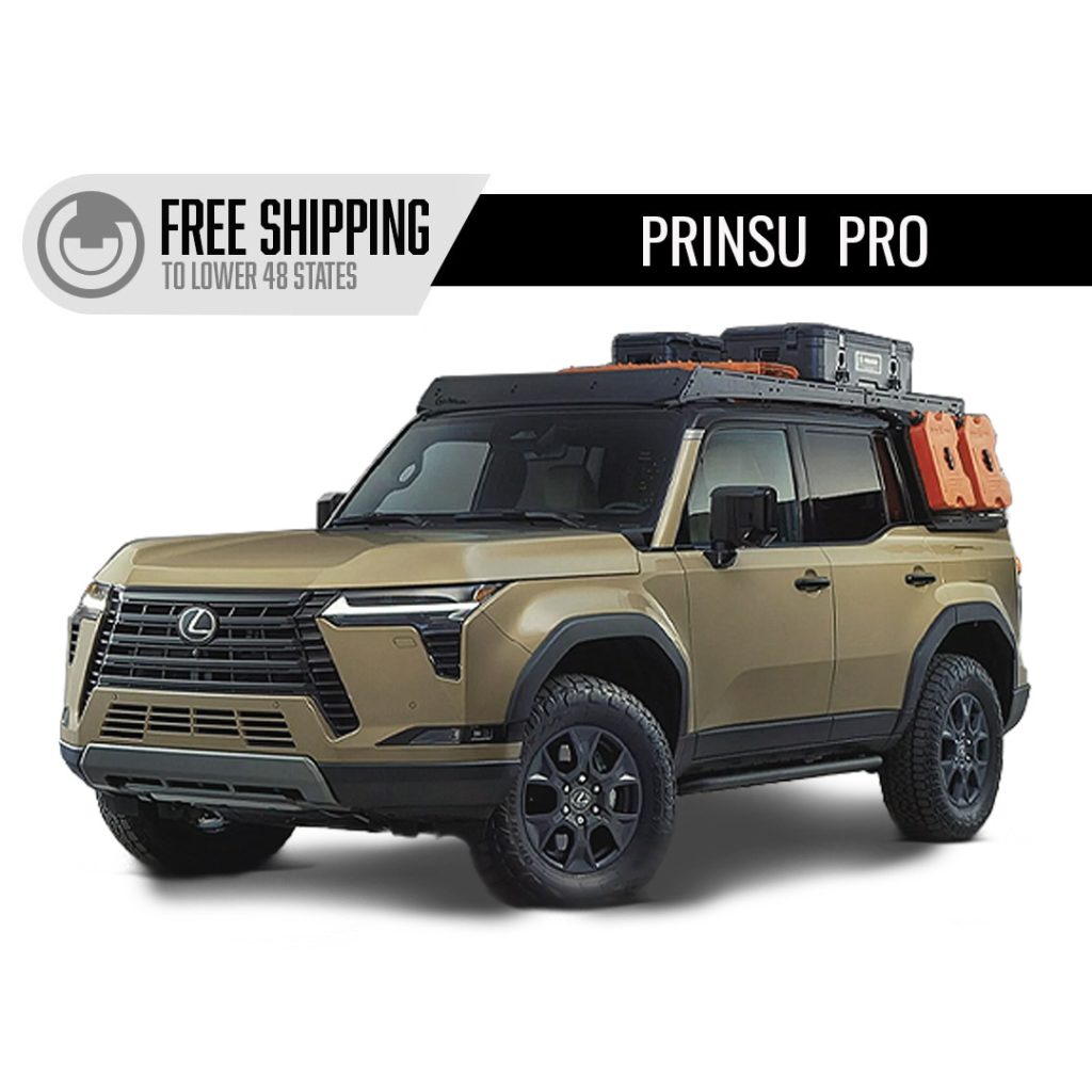 Prinsu Pro Lexus GX550 Roof Rack | CBI Offroad Fab