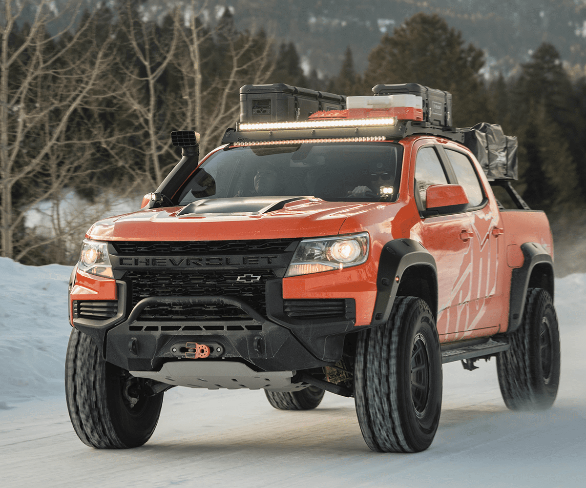 Chevy Colorado Prinsu Cab Rack Options CBI Offroad Fab