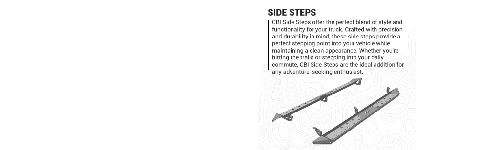 Chevy Colorado ZR2 Z71 Side Steps | CBI Offroad Fab