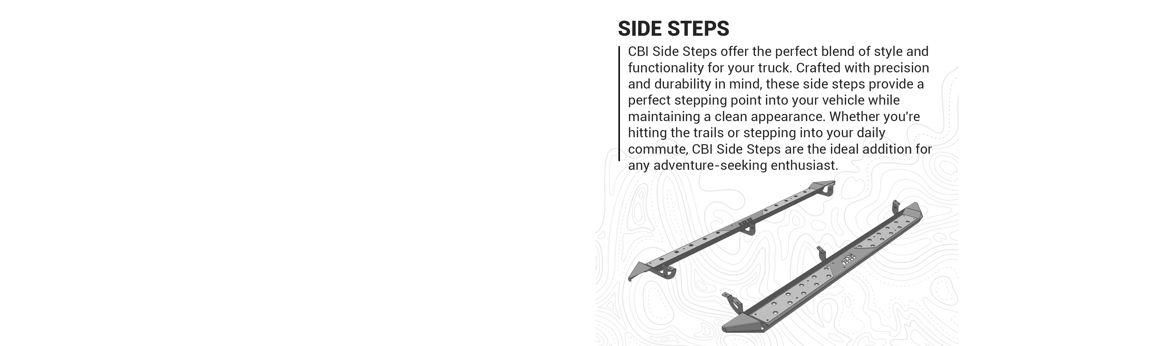 Chevy Colorado ZR2 Z71 Side Steps | CBI Offroad Fab