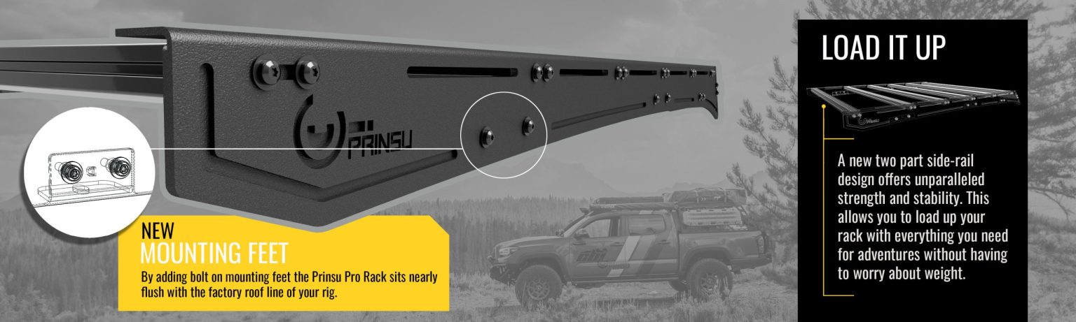 Prinsu Pro Lexus GX550 Roof Rack | CBI Offroad Fab