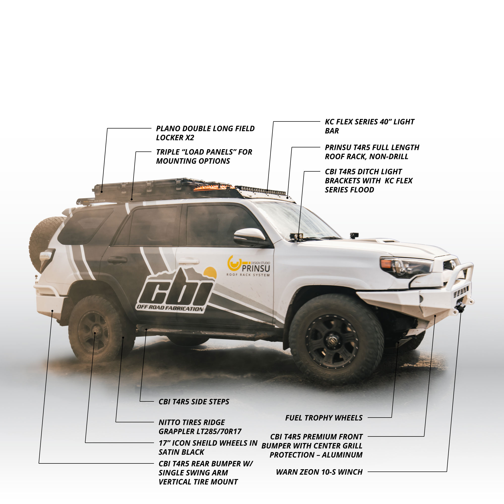 Shop the Toyota 5th Gen 4Runner Build | CBI Offroad Fab