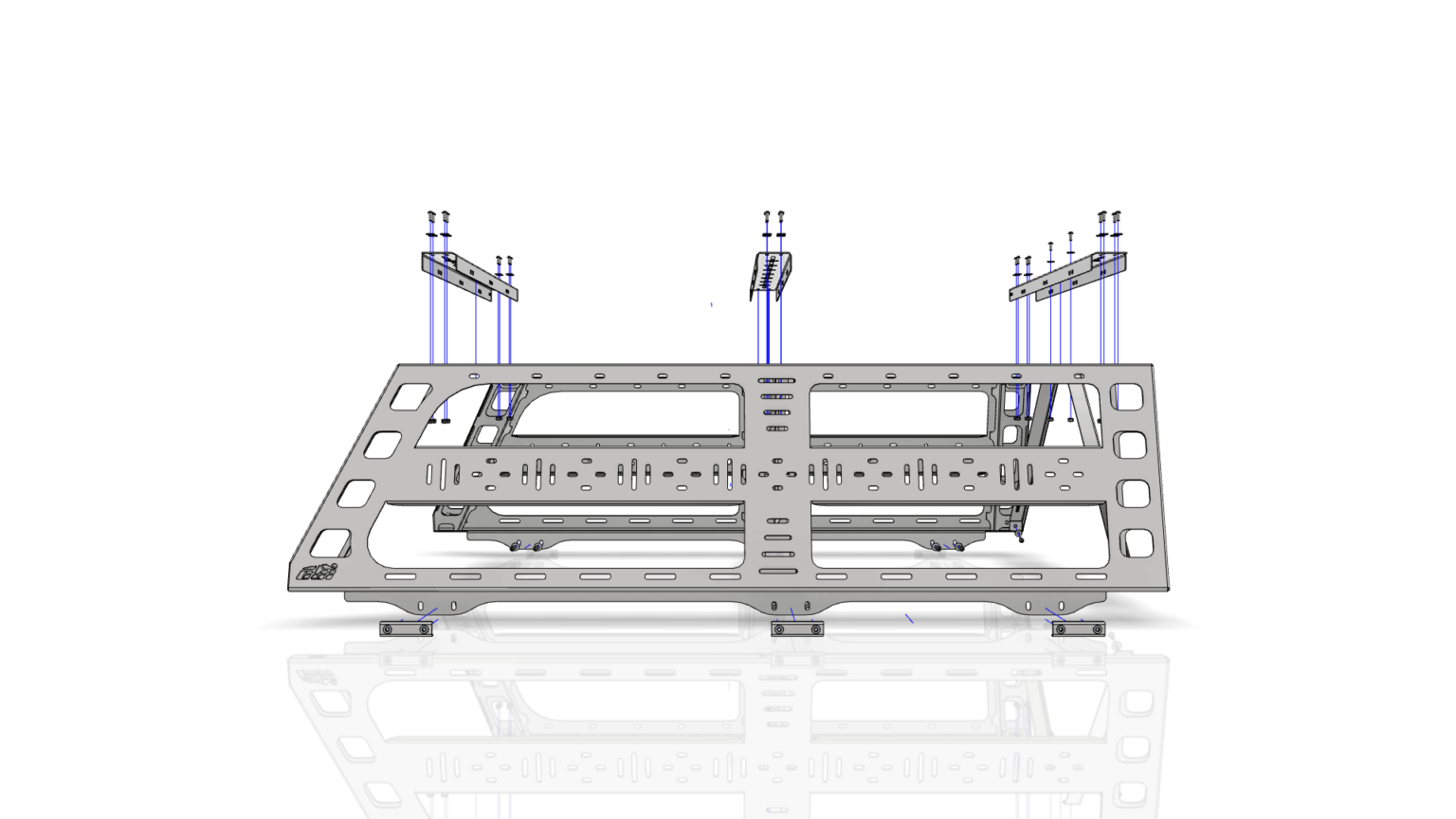 Ford F150 Cab Height Bed Rack (5.6' Bed) | CBI Offroad Fab