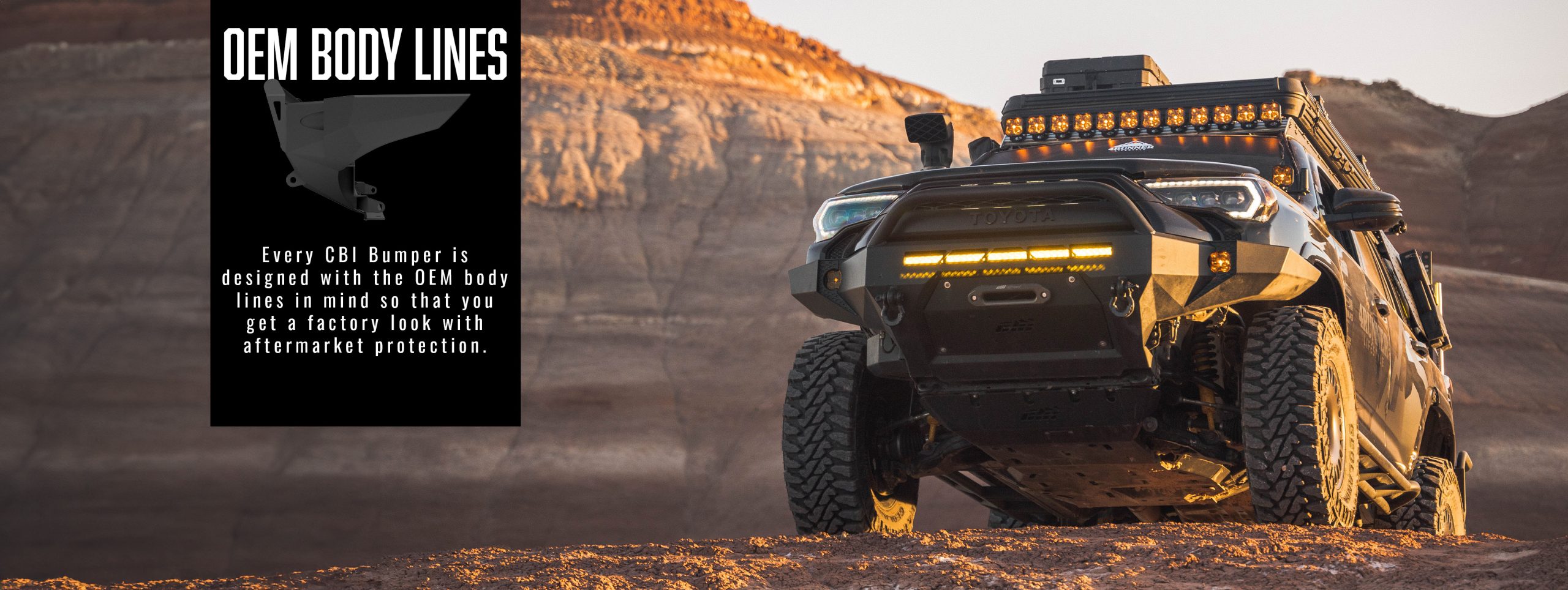 Toyota 4Runner Baja Steel Front Bumper | 2020 - 2023 | CBI