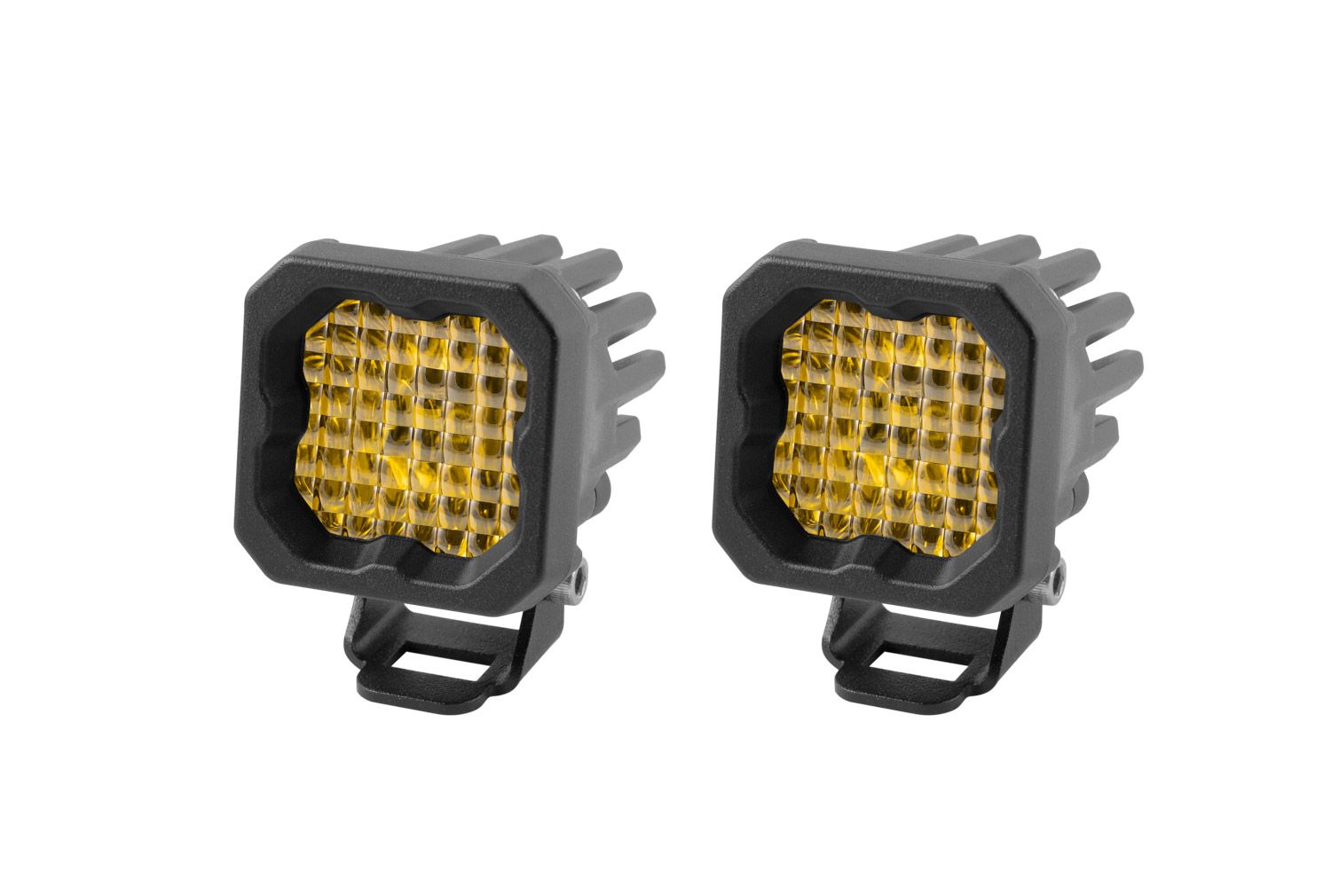 CBI Offroad Fab - Stage Series C1 Yellow Pro Standard LED Pod - Wide ...