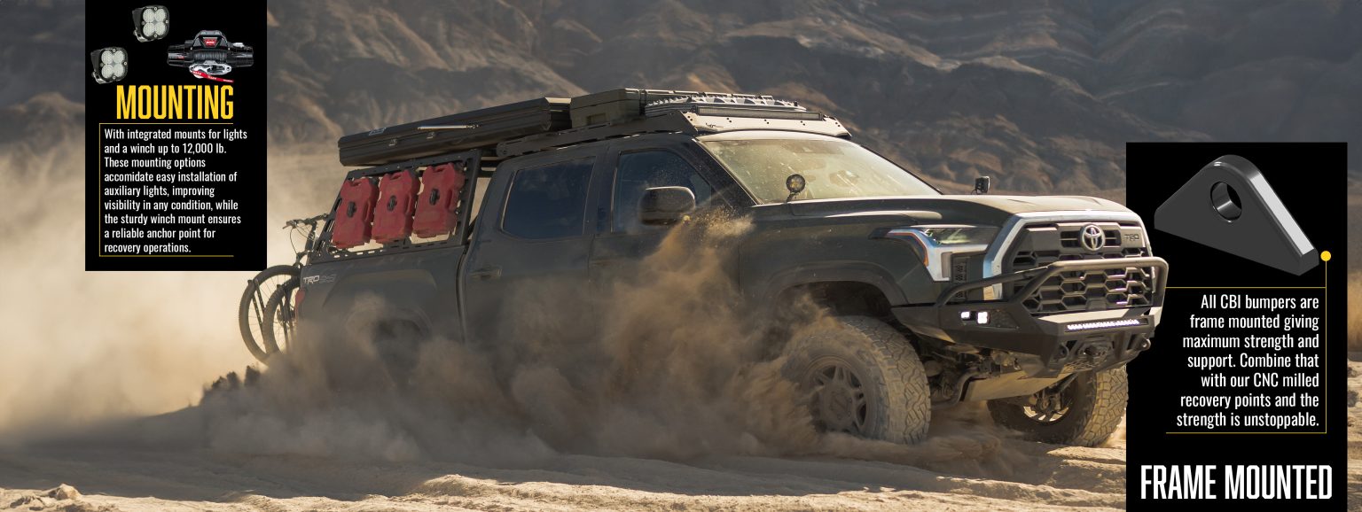 5th Gen 4Runner Baja Front Bumper 2014-20 | CBI Offroad Fab