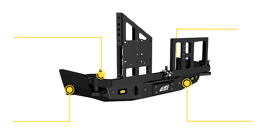T3 Rear Bumper for Off-Road Vehicles | CBI Offroad Fab