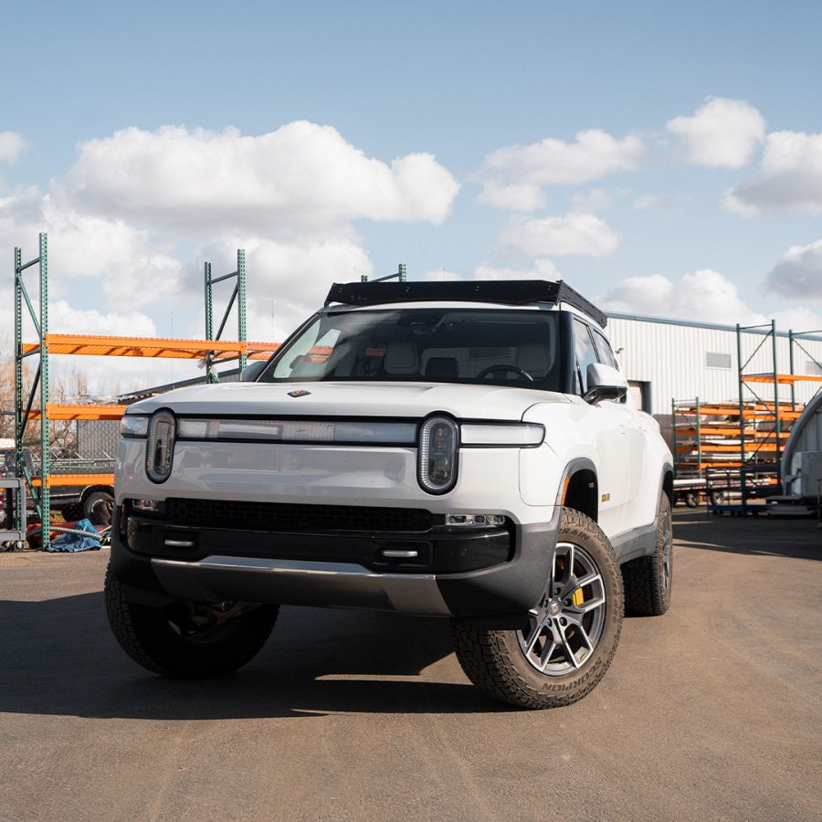 Rivian R1T Prinsu Pro Roof Rack Options | CBI Offroad Fab